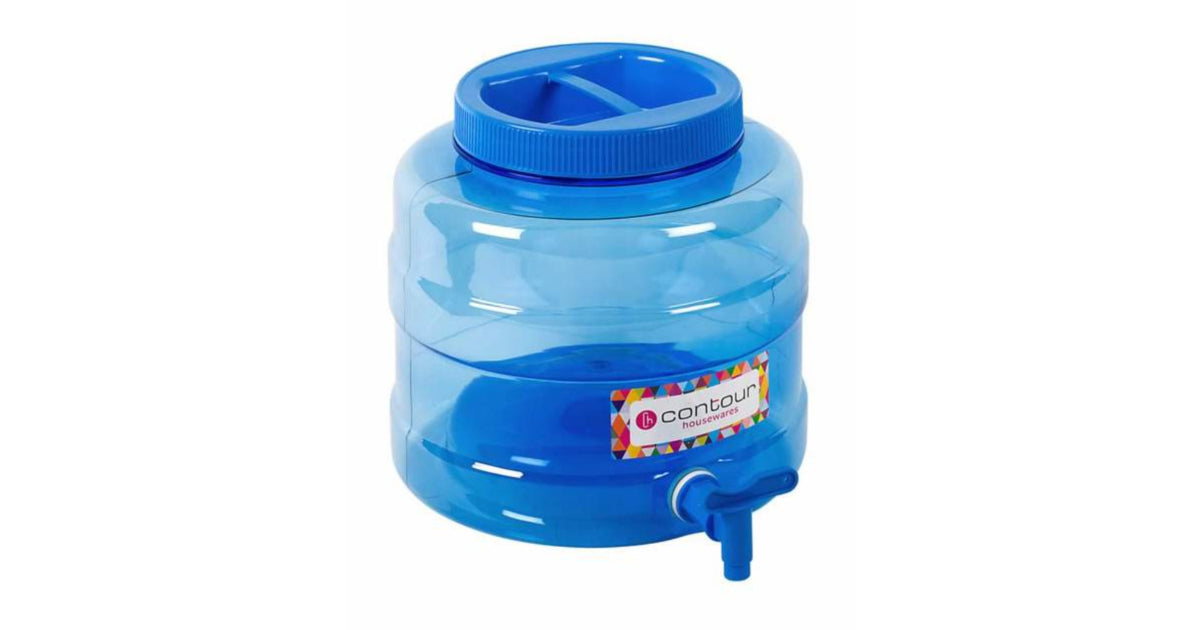 10 Litre Transparent Blue Water Canister – South African Military Surplus