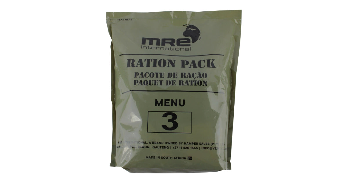 SANDF MRE Meal Day 3 – South African Military Surplus