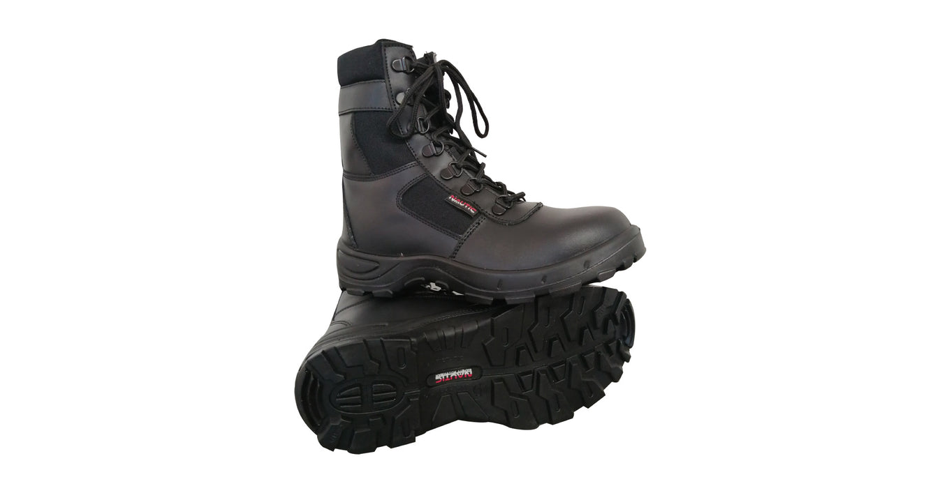 Black Nautic 365 NATO Safety Boots – South African Military Surplus