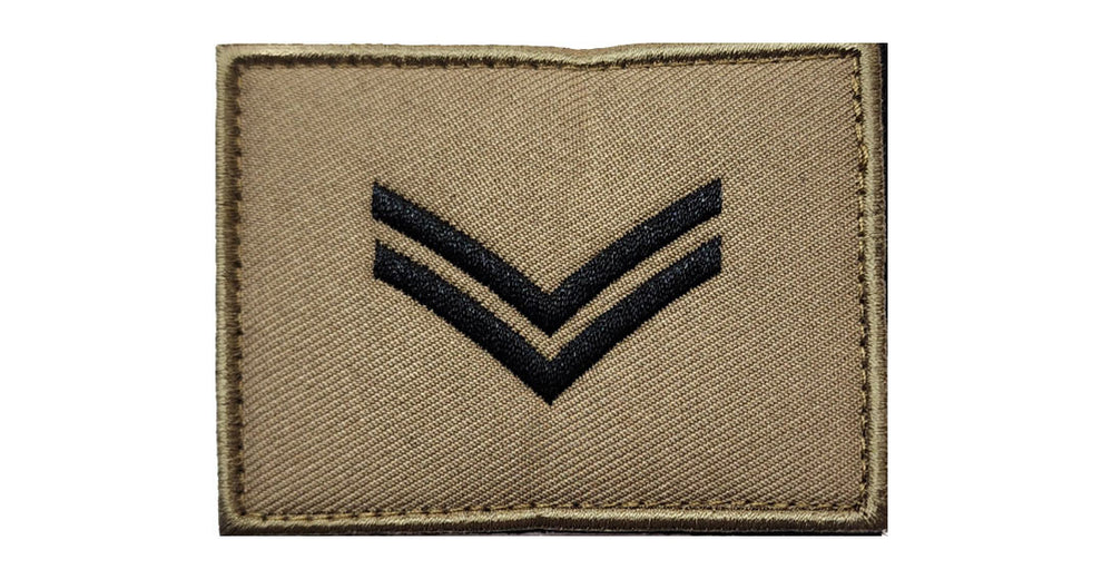 Corporal Rank Patch Khaki – South African Military Surplus