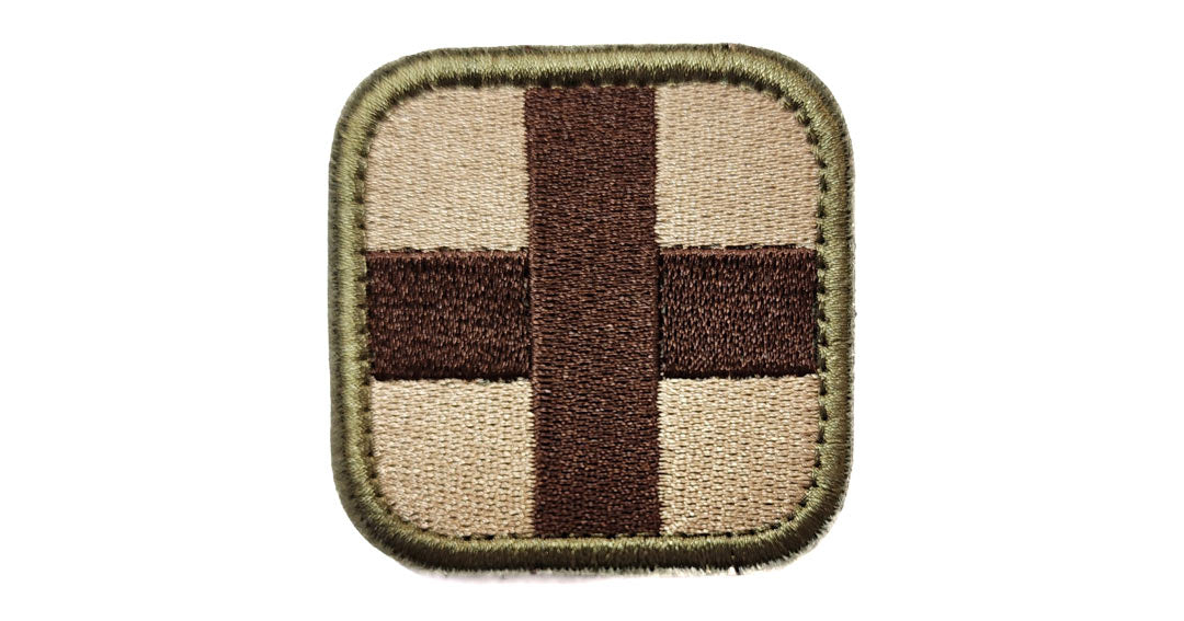 First Aid Khaki Brown Patch – South African Military Surplus
