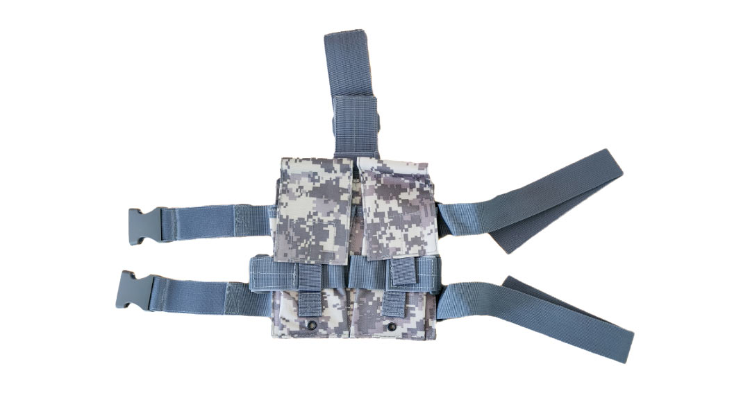 Leg Pouch 2 Compartment (Various Colours) – South African Military Surplus