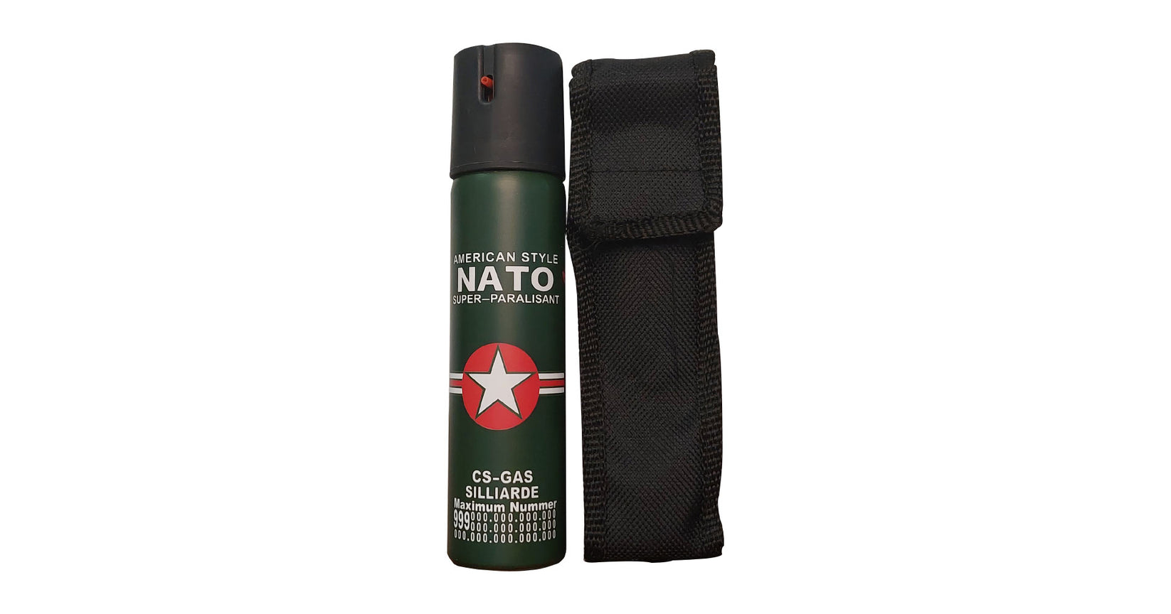 NATO Pepper Spray with Pouch – South African Military Surplus