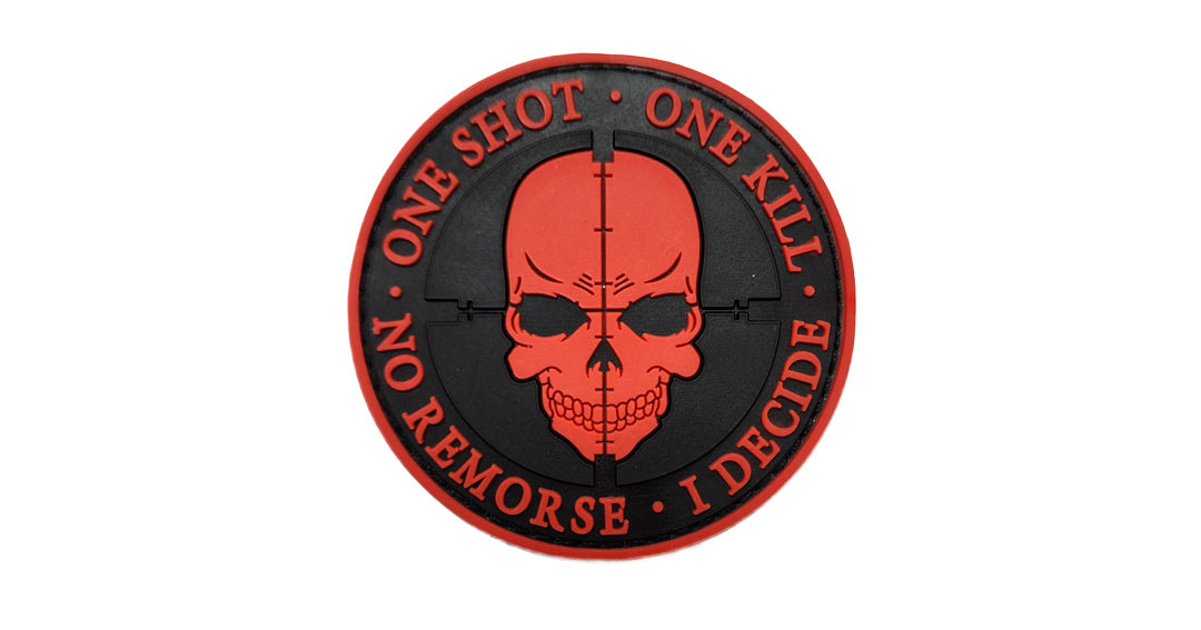 One Shot Red Patch – South African Military Surplus