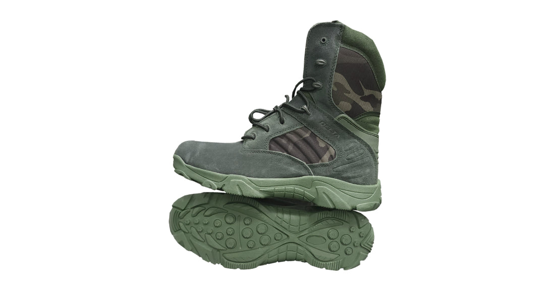 Green Camo Delta Boot – South African Military Surplus
