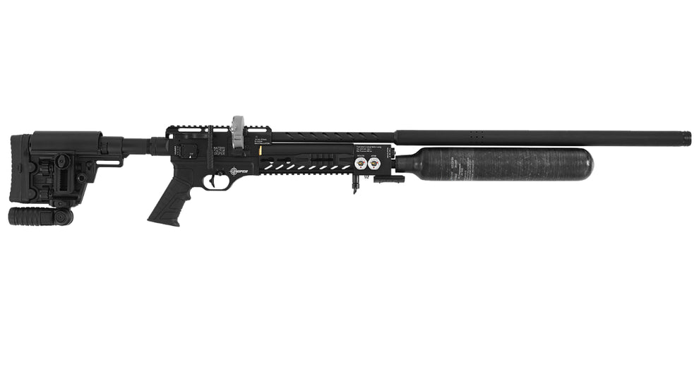 Hatsan PCP Rifle Factor Sniper Black 5.5 – South African Military Surplus