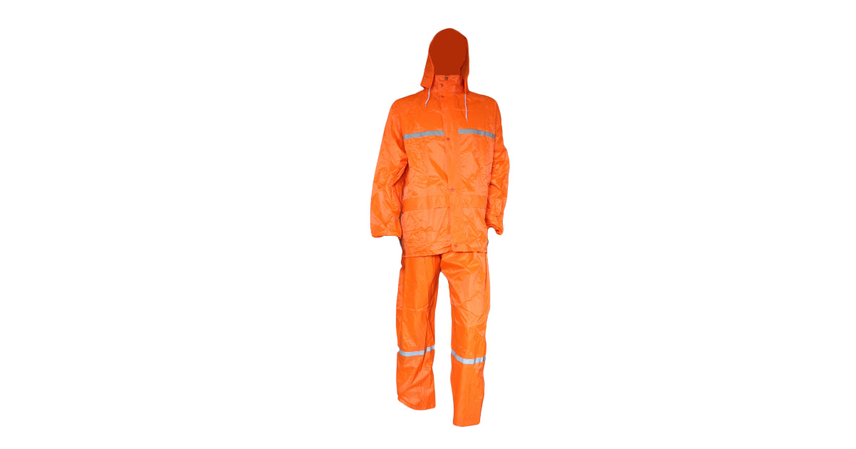 Orange PVC Rain Suit – South African Military Surplus