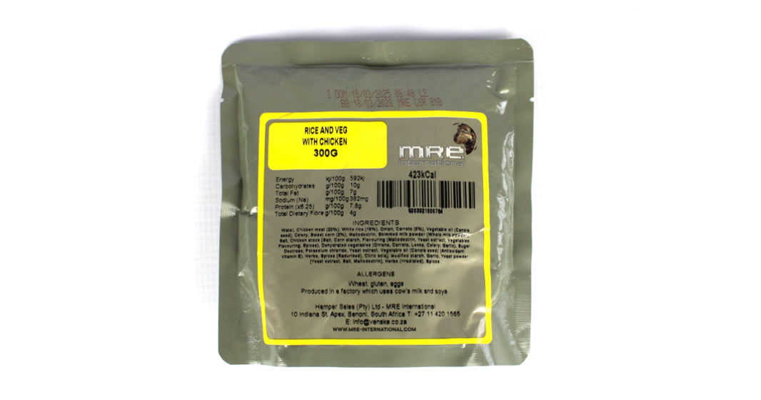 MRE's (Meals-Ready-To-Eat) – South African Military Surplus